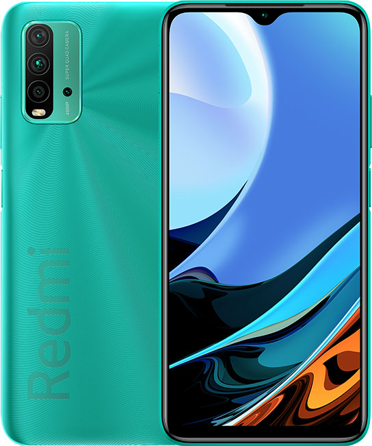 Купить Смартфон Redmi 9T 4/64 Гб Зеленый океан по доступной цене с ...