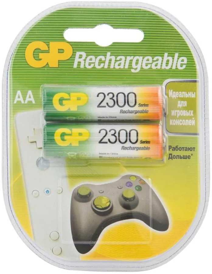 Купить Аккумулятор GP 230AAHC, 2250 мАч, AA, 2 шт по доступной цене с ...