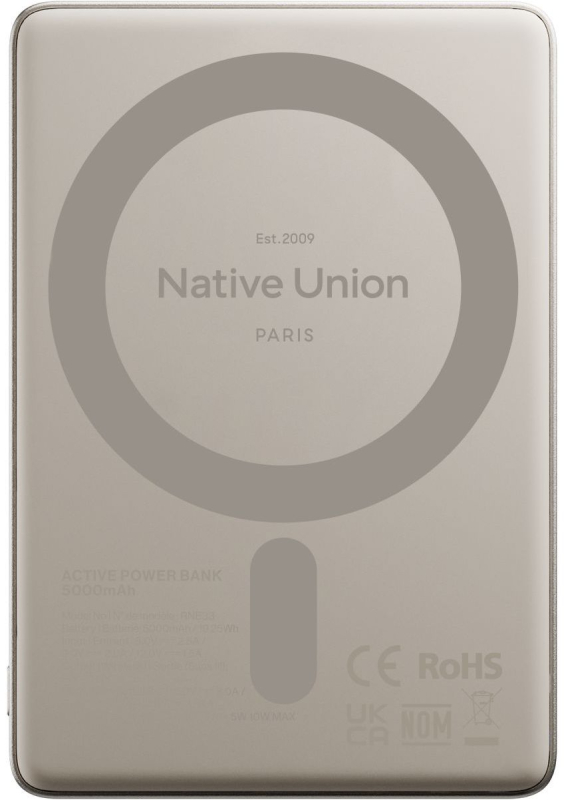 Купить Внешний аккумулятор Native Union Classic Magnetic 5000 мАч ...