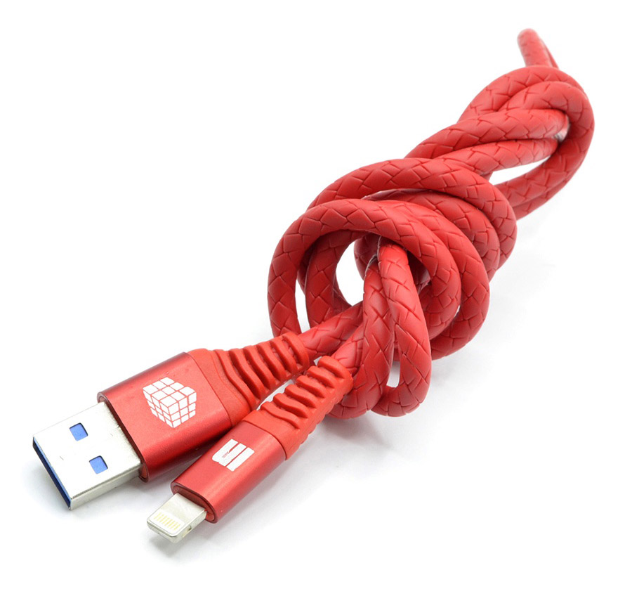 Купить Кабель USB/Lightning INNOVATION 100см (3А, красный) (A1M-COBRA ...