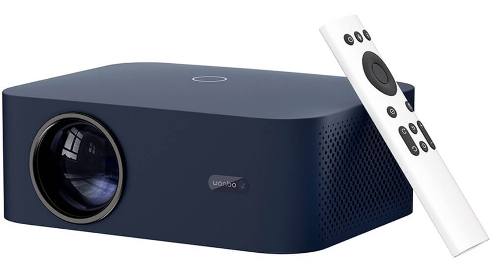 Купить Проектор портативный Wanbo Projector X2 Max, Синий по доступной ...