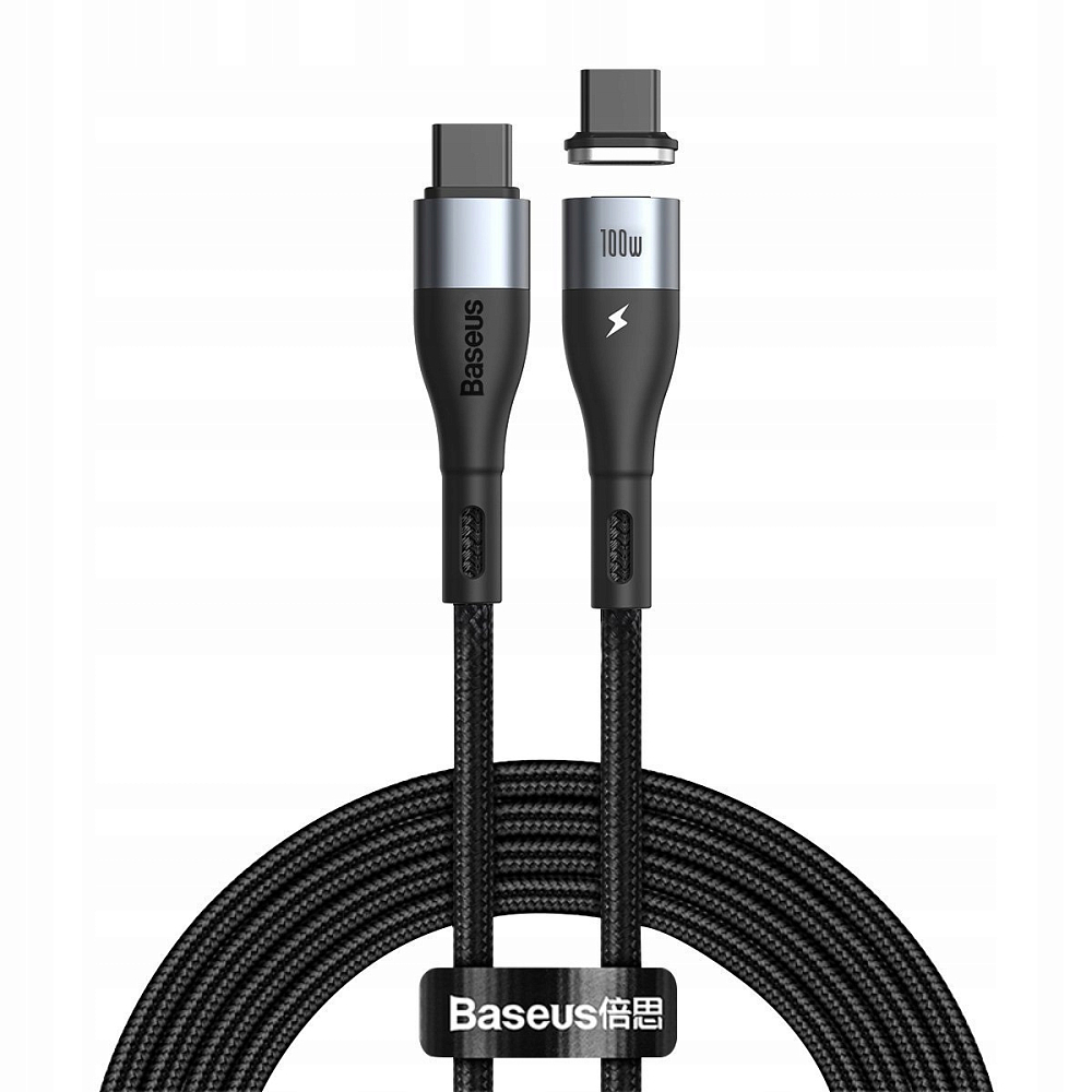 Купить Магнитный кабель Baseus Zinc Magnetic Cable Type-C/Type-C 100W ...