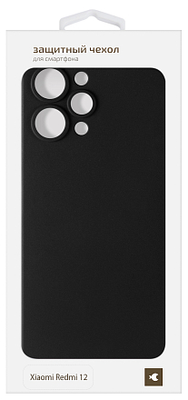 Купить Чехол moonfish для Redmi 12, силикон, черный по доступной цене с ...